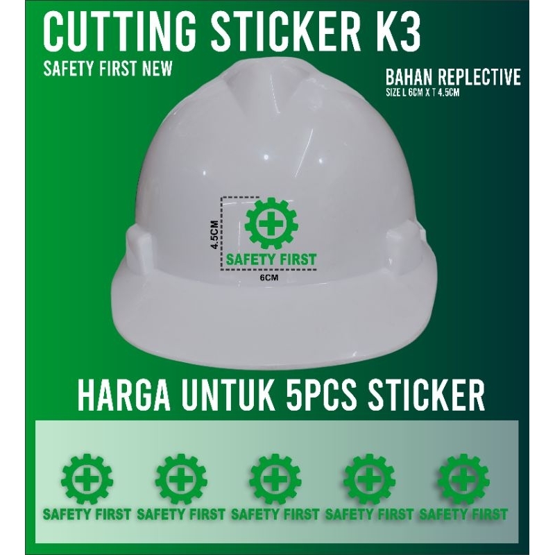 Jual [New] Cutting Sticker Stiker K3 Safety First | Shopee Indonesia