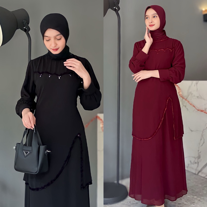 Jual hijablabel - NEW STOCK RAYA DRESS/ MALAYA SERIES/ HARGA PROMO ...