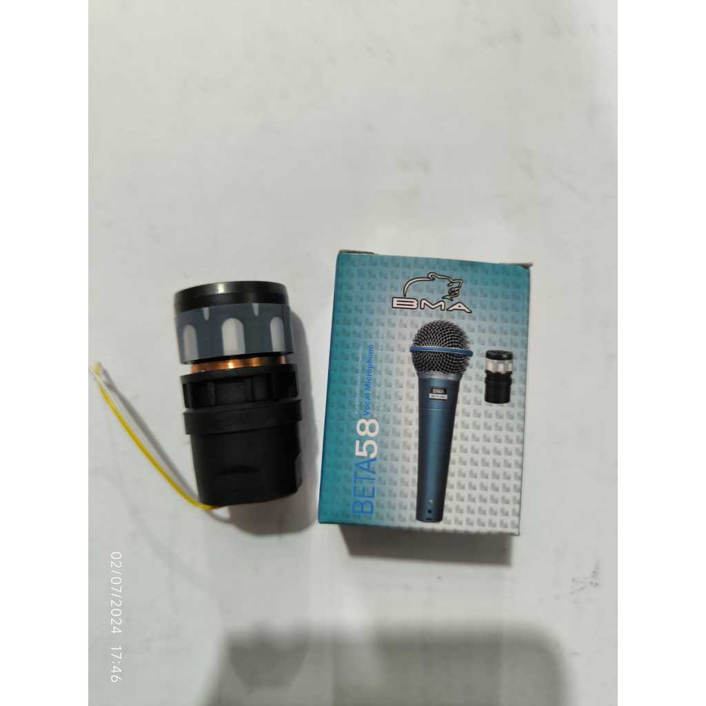 Jual SPUL MIC BMA BETA 58 spool microphone BMA Beta58 ORIGINAL | Shopee ...