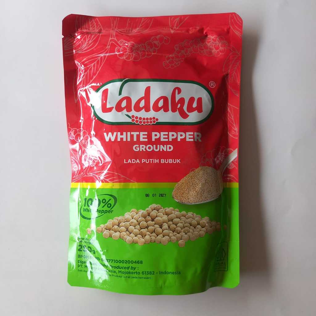 Jual Ladaku Lada Putih Bubuk White Pepper 250g | Shopee Indonesia