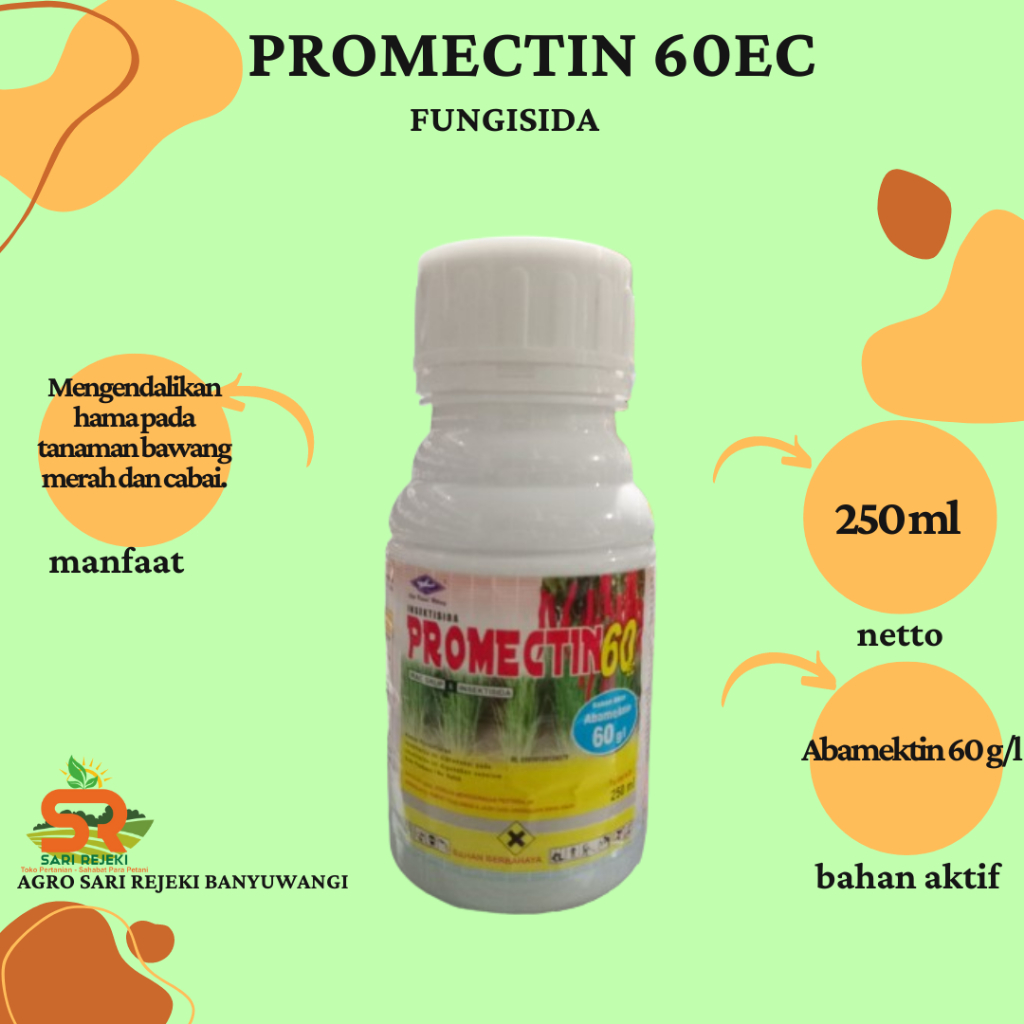 Jual PROMECTIN 60EC 250ML INSEKTISIDA ABAMEKTIN | Shopee Indonesia