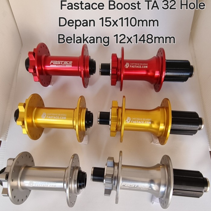 Jual Hub Freehub Fastace Boost TA 32 Hole Thru Axle Hub Free Hub Sepeda ...