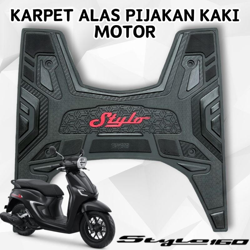 Jual ALAS KAKI MOTOR HONDA STYLO 160/PIJAKAN HONDA STYLO 160/KARPET STYLO 160/VARIASI STYLO ...