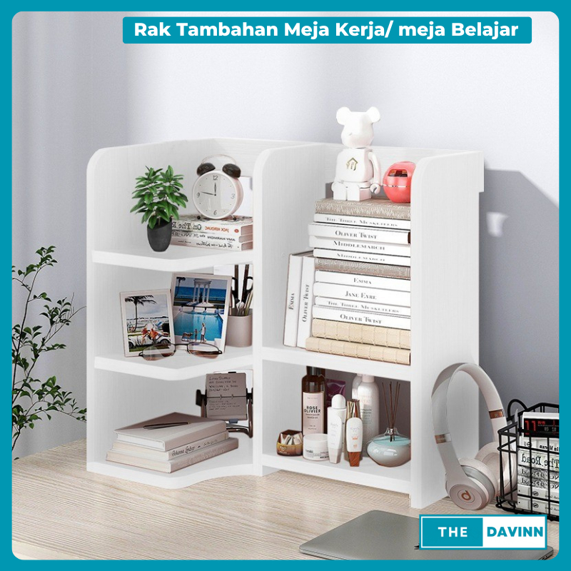 Jual Rak Buku Portable Rak Tambahan Untuk Meja Kerja Dan Kantor Multi ...