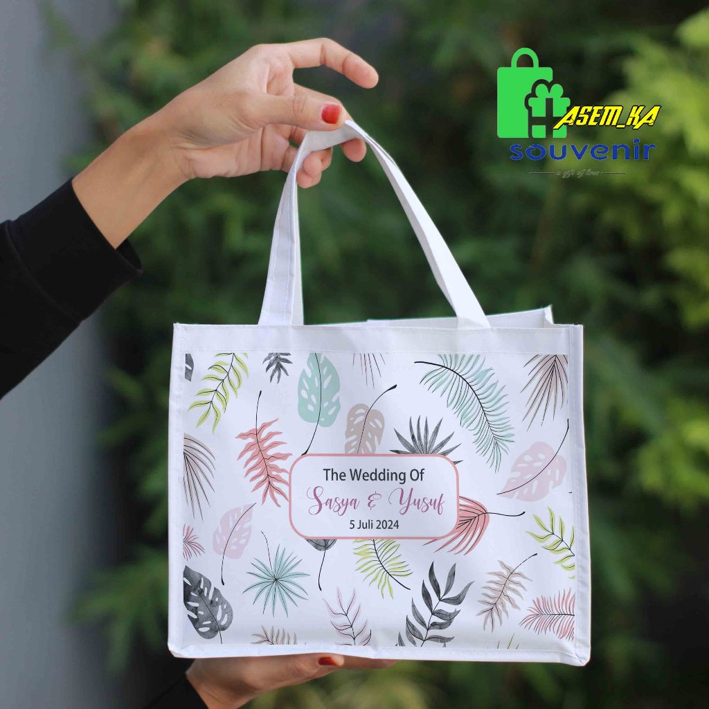 Jual ANDINI BAG SOUVENIR AESTHETIC WEDDING PERNIKAHAN MANTEN FREE ...