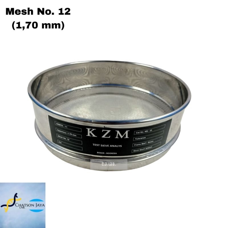 Jual Ayakan Mesh Test Sieve Ayakan Mesh 12 (1,70 mm) Diameter 20 cm ...