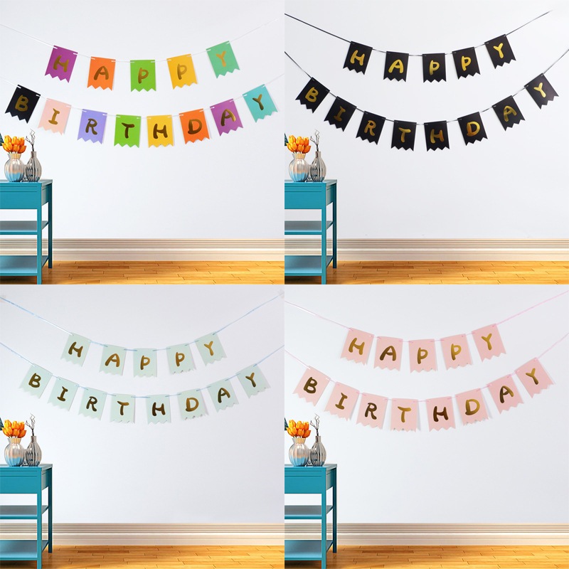 Jual [BANNER ULTAH] Banner Birthday Ulang Tahun, Bendera Happy Birthday ...