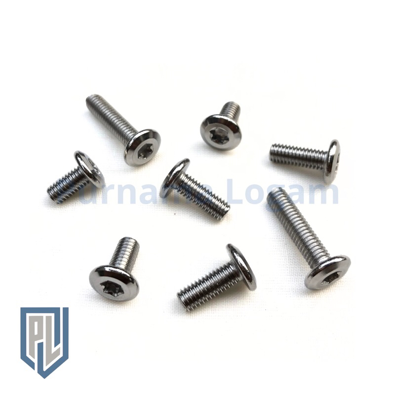 Jual Baut L Bintang Chamfered M6 x 25 ( Drat 10 Panjan 2,5cm ) Stainless Steel 304 | Shopee ...