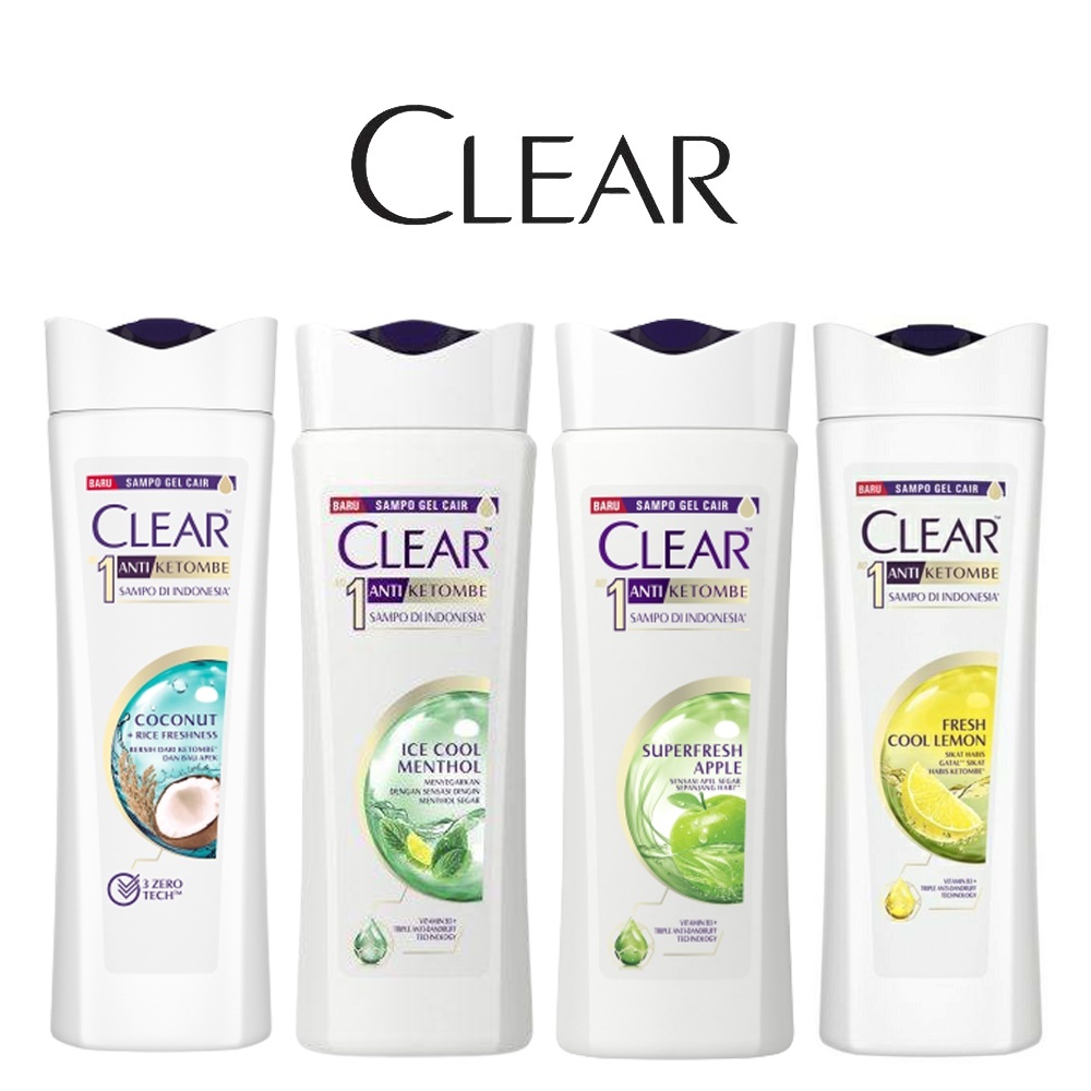 Jual CLEAR SHAMPOO ANTI KETOMBE 300ML | Shopee Indonesia