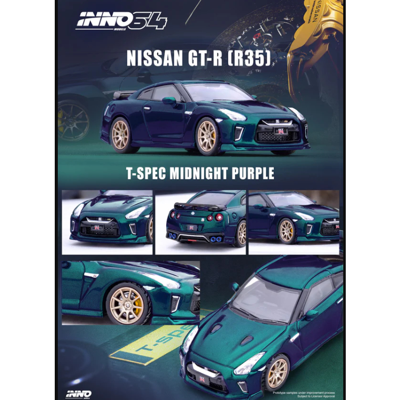 Jual INNO64 Nissan GTR R35 T Spec - Midnight Purple / Diecast INNO ...