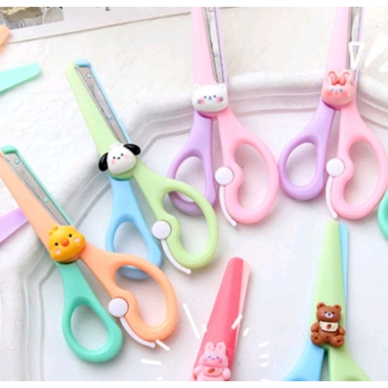 Jual gunting anak gunting kertas DIY karakter lucu | Shopee Indonesia