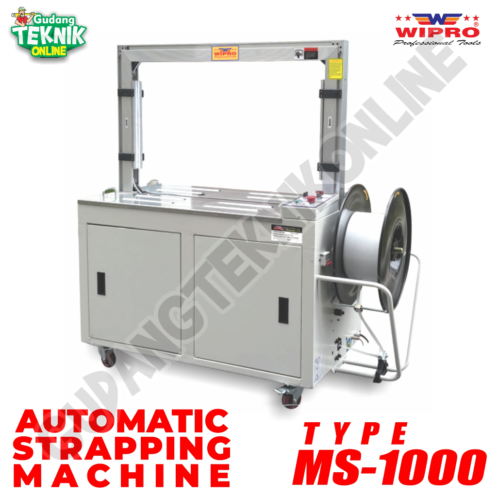 Jual Automatic Strapping Machine WIPRO MS-1000 / Mesin Strapping ...