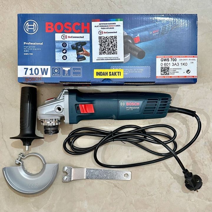 Jual Bosch Angle Grinder / Gerinda Tangan Listrik 100MM 710W GWS 700 ...
