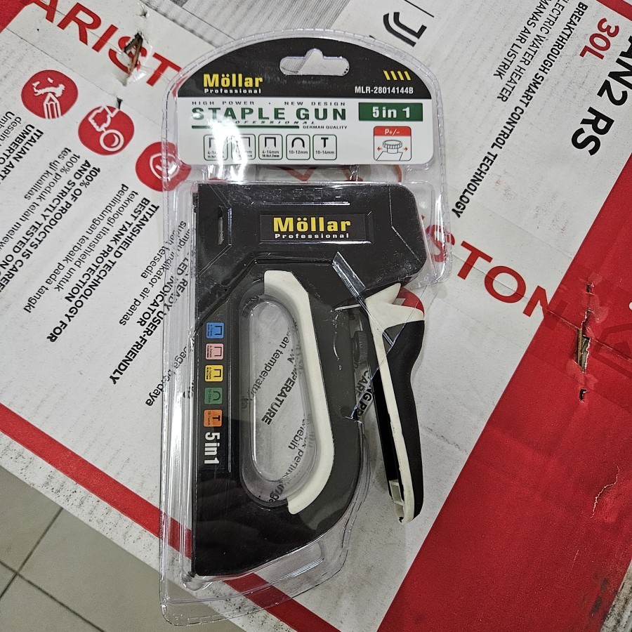 Jual MOLLAR 5in1 Gun Tacker Alat Staples | Shopee Indonesia
