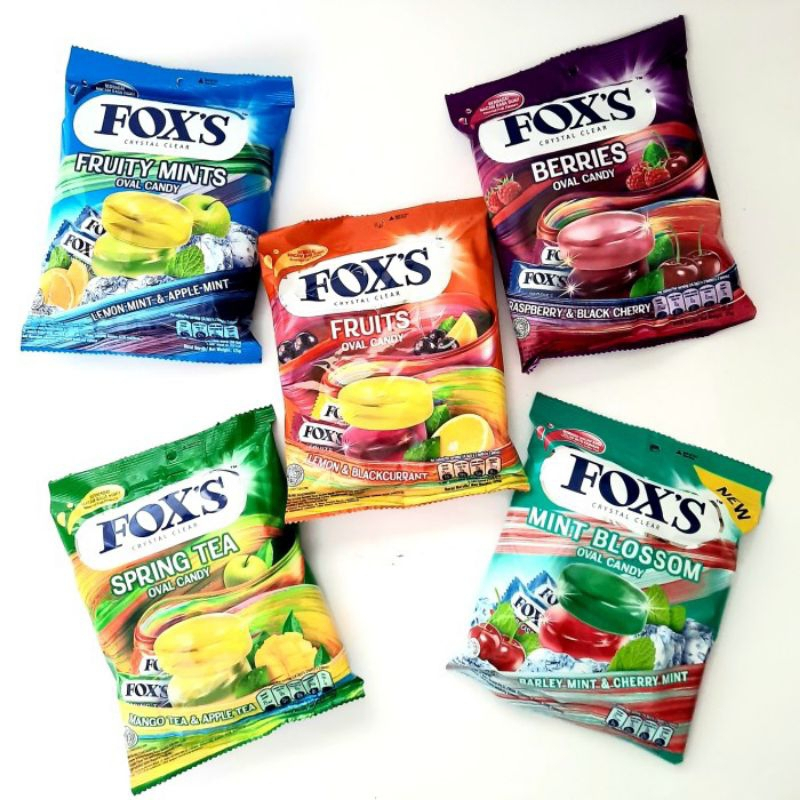 Jual Permen Fox's Candy Oval Candy Cristal isi 50 butiir | Shopee Indonesia