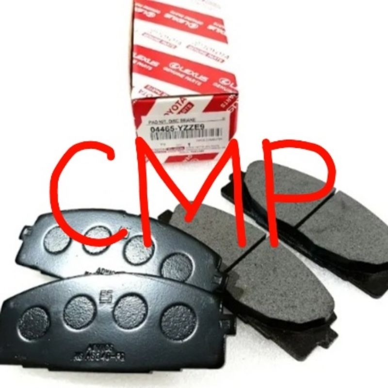 Jual BRAKE PAD KAMPAS REM DEPAN TOYOTA HIACE COMMUTER NEW HARGA 1SET ...