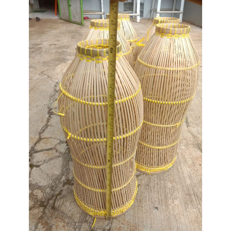 Jual perangkap ikan bambu wuwuh bubu ikan tradisional bahan bambu ...