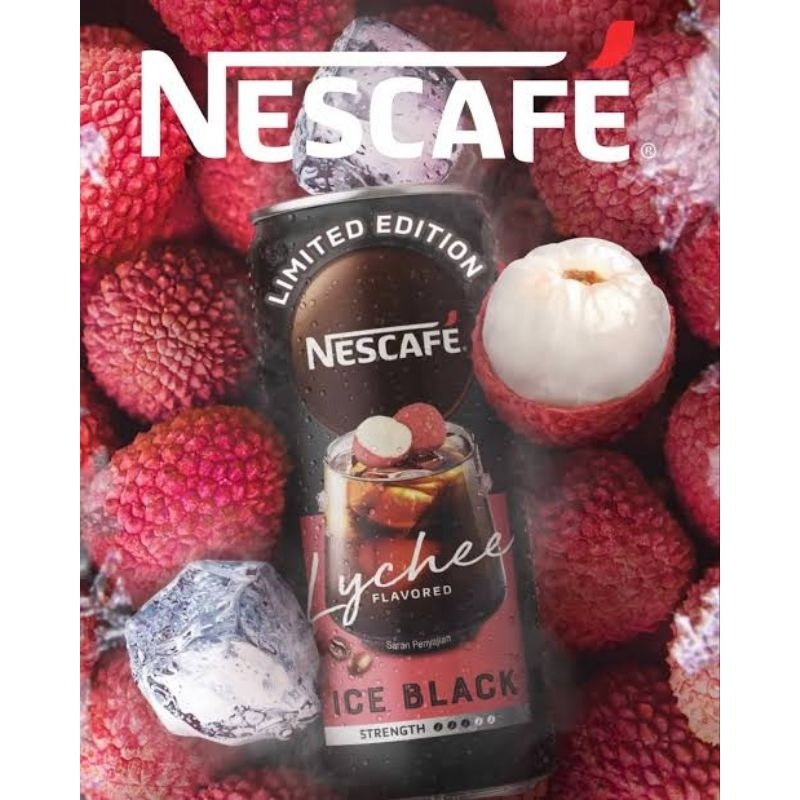 Jual Nescafe Lychee Flavored Ice Black 220ml | Shopee Indonesia