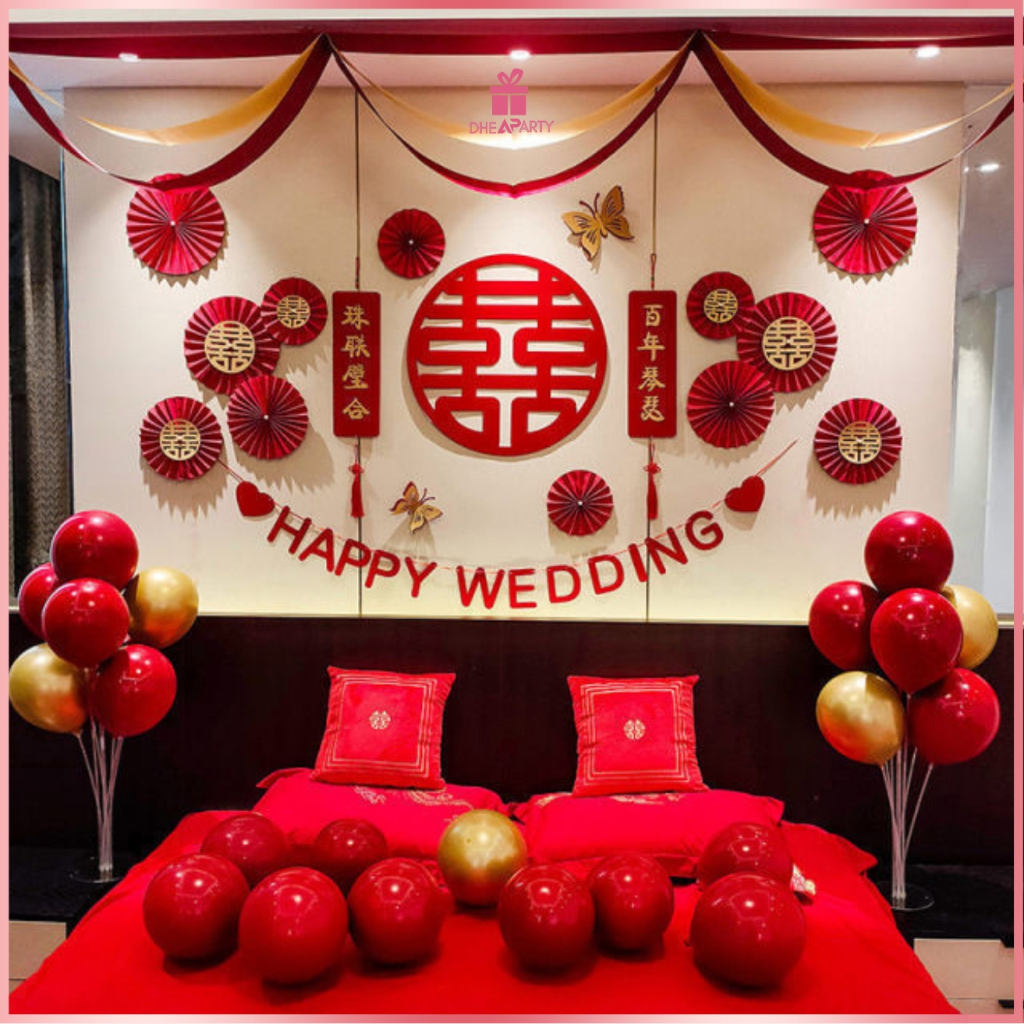 Jual DP SET Dekorasi Kamar Sangjit / Dekor Hiasan Kamar Wedding ...