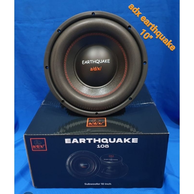 Jual Subwoofer ADX EARTHQUAKE 10 inch 450 watt double coil | Shopee Indonesia