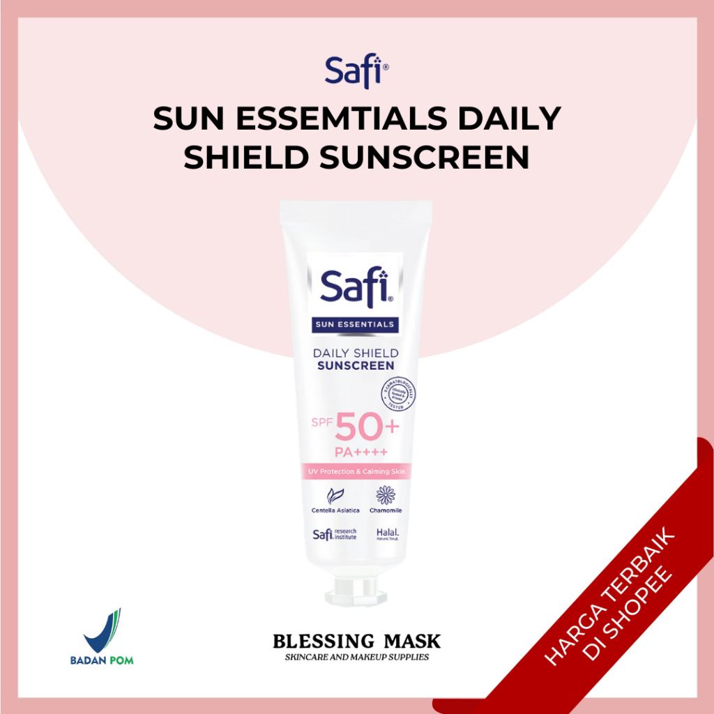 Jual Safi Sun Essential Comfort Touch Sunscreen SPF 50+ PA++ - 30mL ...