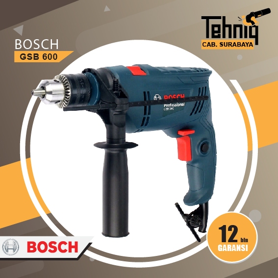 Jual Bor Dinding BOSCH GSB 600 Mesin Bor Tangan Listrik / Bor Beton 13 ...