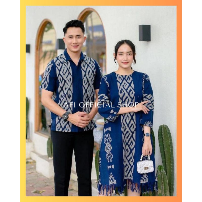Jual READY STOCK - BAJU TENUN COUPLE - BAJU TENUN - DRESS TENUN - KEMEJA TENUN - COUPLE BAJU ...