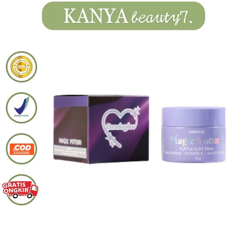 Jual [HABISIN STOK] OURDAYLEE MAGIC POTION CLAY MASK BPOM the mighty ...