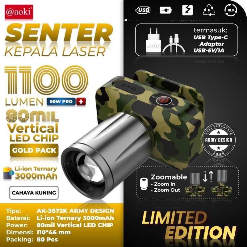 Jual AOKI SENTER KEPALA LED ZOOM AK-3685A AND AK-3686K 60W / @AOKI SENTER KEPALA LASER 60 WATT ...