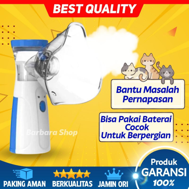 Jual Inhalasi Nebulizer Portable Ultrasonic Alat Bantu Uap Pernafasan ...