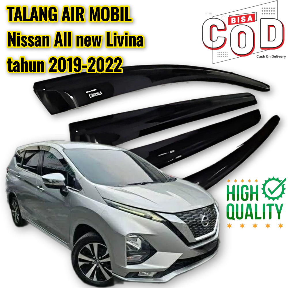 Jual Talang air mobil Nissan all new livina tahun 2019-2022 model Slim/cembung & Flat datar/rata ...