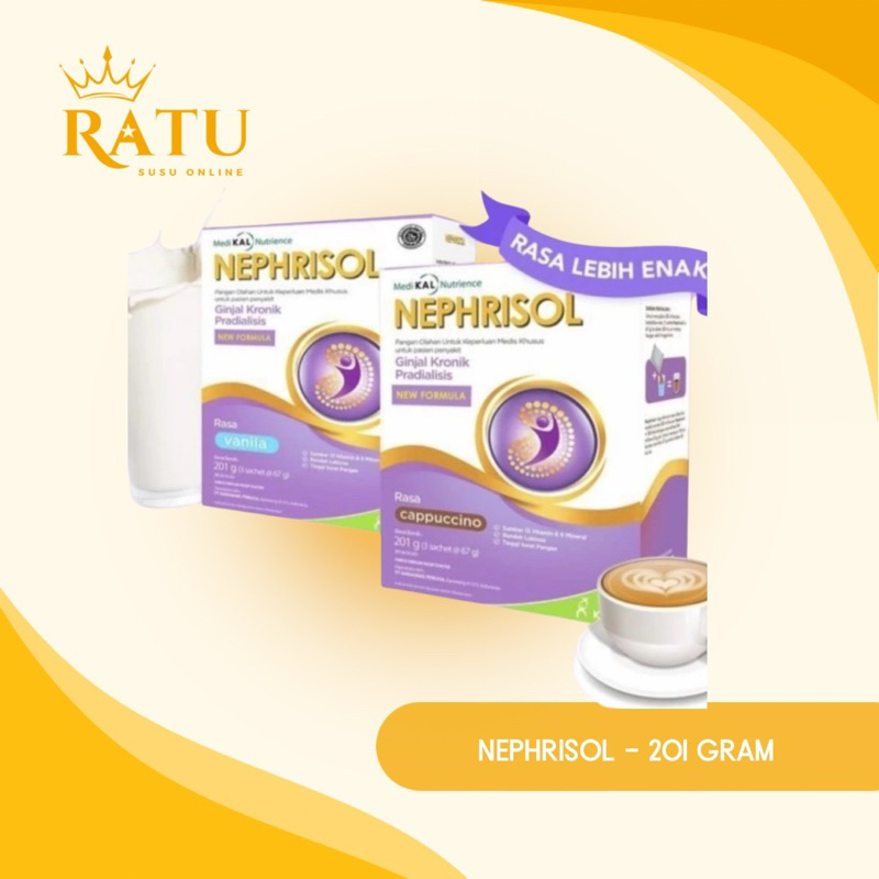Jual NEPHRISOL - Nutrisi Rendah Protein Pasien Gagal Ginjal | Shopee ...