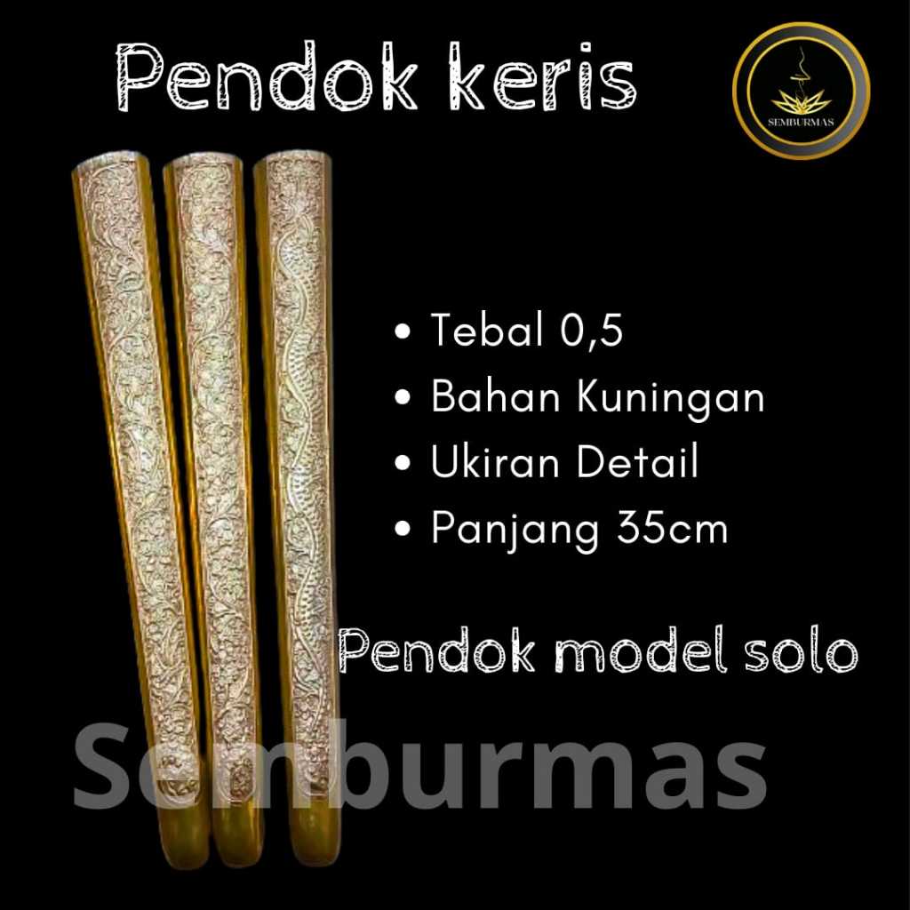 Jual Pendok Keris Slorok Model Solo Garap Halus Dan Tebal By Semburmas ...