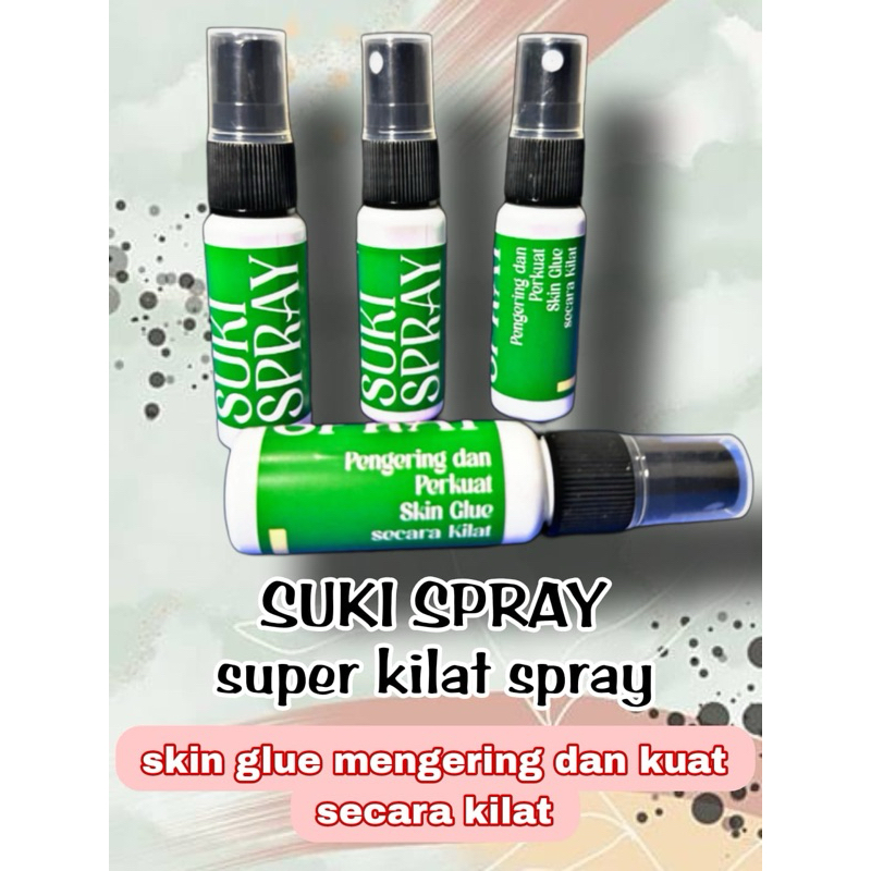 Jual Suki spray super kilat spray | pengering dan penguat skin glue ...