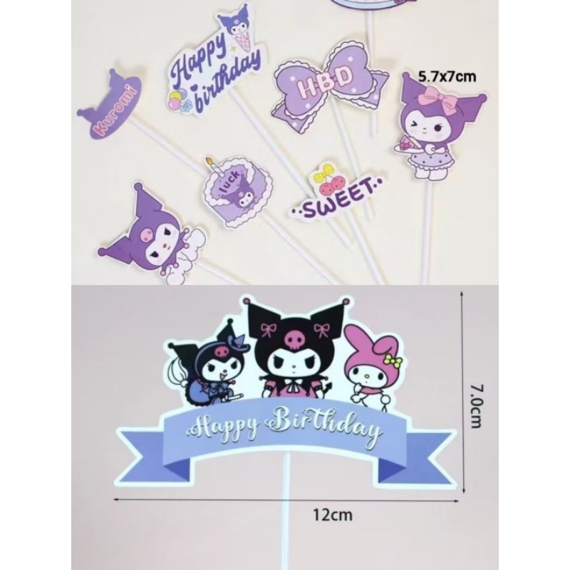 Jual topper cake topper kuromi melody | Shopee Indonesia