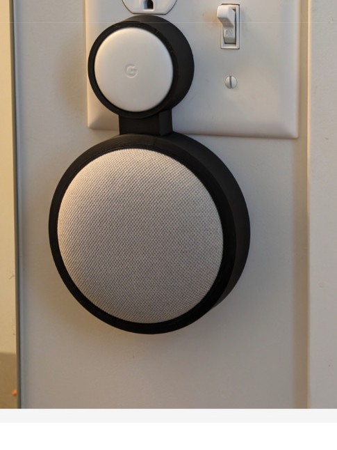 Jual Google Home Mini nest holder, plug hanger , mount bracket wall ...