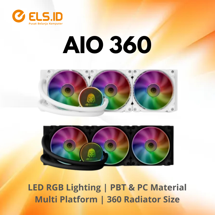 Jual Digital Alliance Kaze AIO 360 ARGB Liquid CPU Cooler Fan 360mm ...