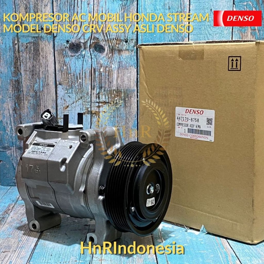 Jual Kompresor AC Mobil Honda Stream Model Denso CRV ASSY COMPRESSOR ...