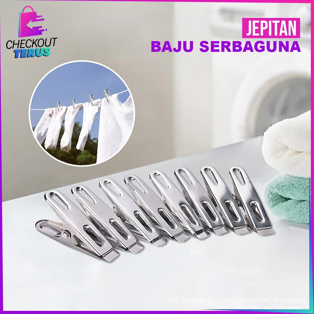 Jual CT C1028 Jepitan Jemuran Stainless Anti Karat Serbaguna Jepitan ...