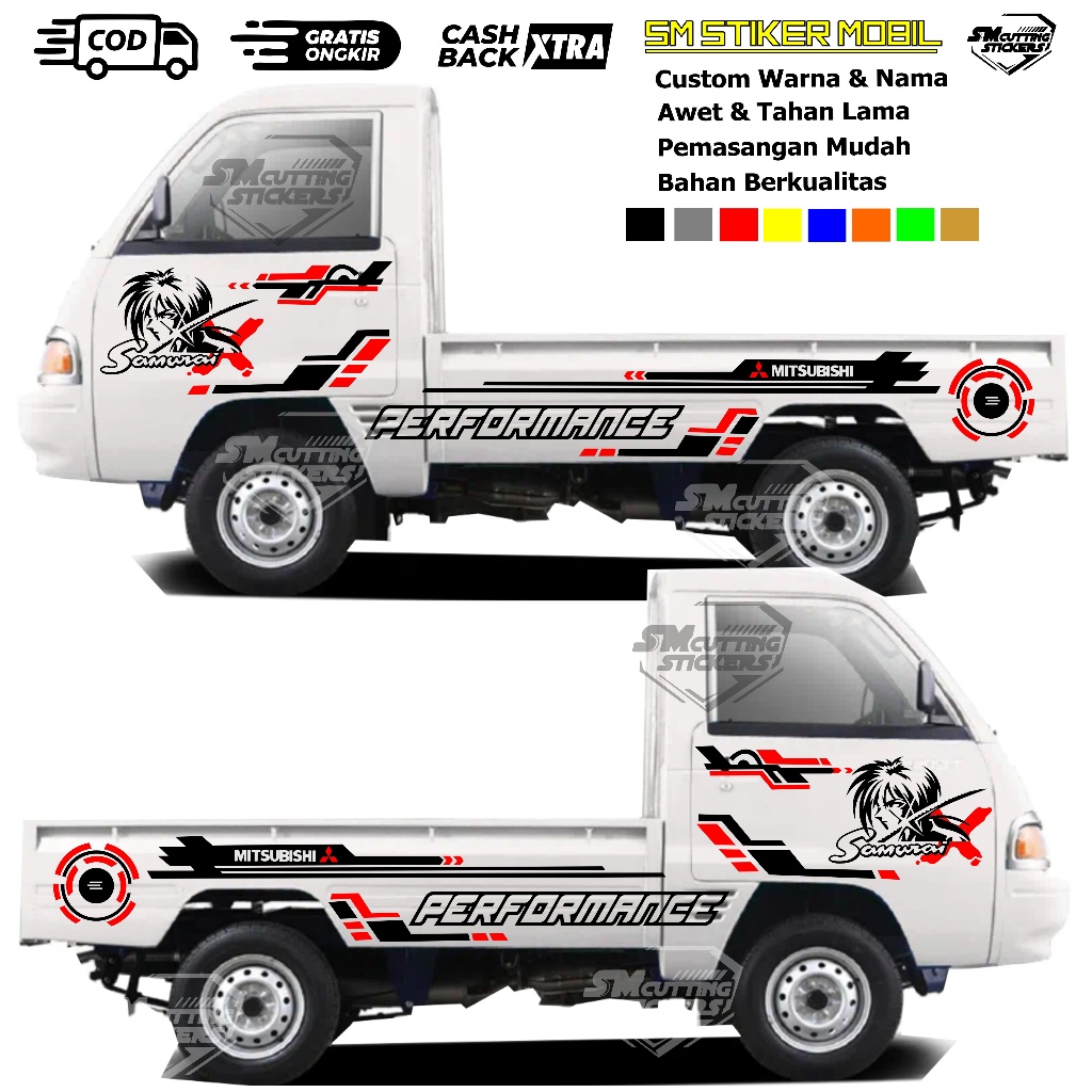 Jual Stiker mobil pick up T120ss pick up Suzuki APV pick up grandmax ...