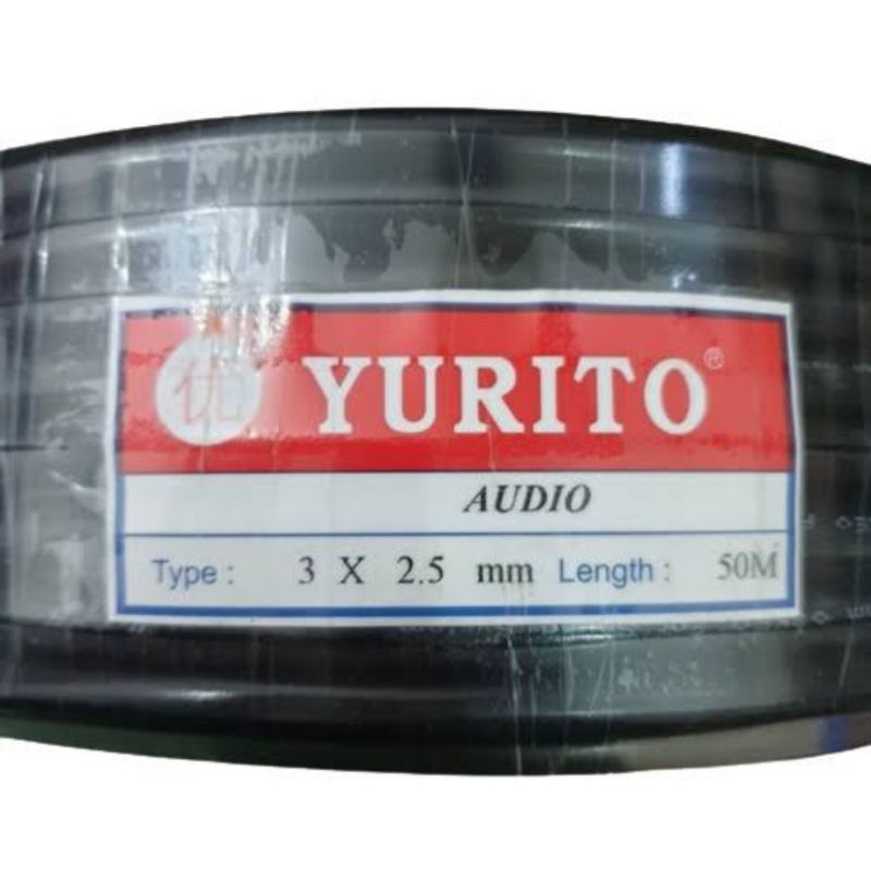 Jual Kabel Serabut NYY HY 3x2.5mm Yurito Hitam 1 rol 50m Termurah ...