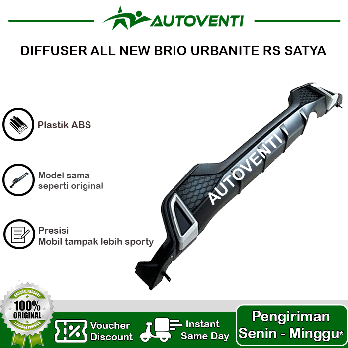 Jual DIFFUSER SKIDPLATE BRIO RS ALL NEW BRIO SATYA URBANITE 2018 - 2023 ...