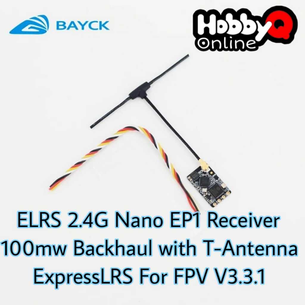 Jual BAYCK ELRS 2.4G Nano EP1 Receiver 100mw Backhaul with T-Antenna ...