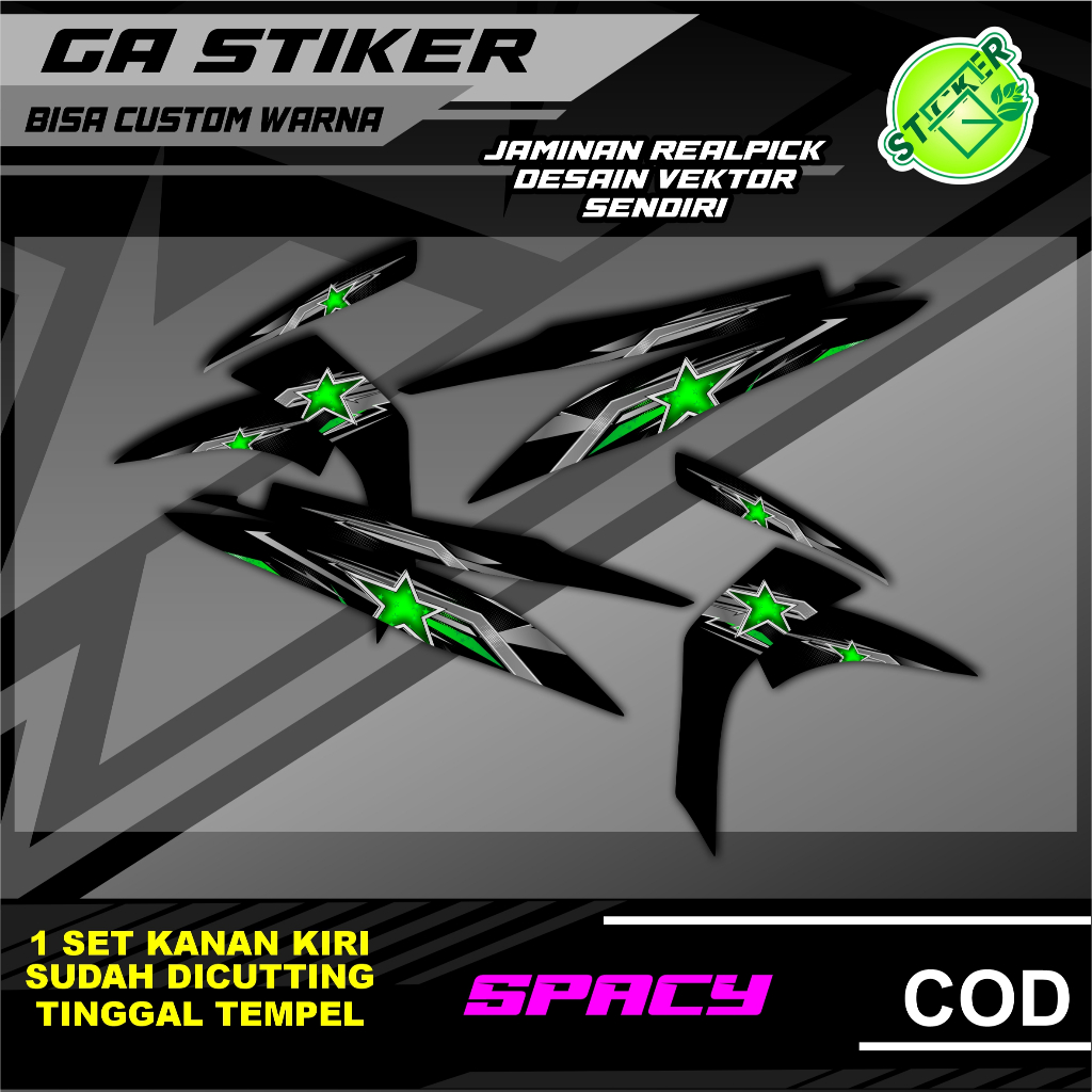 Jual STRIPPING SIMPEL HONDA SPACY STAR DIESEL LIVERY 3 VIRAL SUDAH DI ...