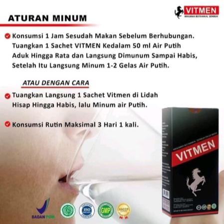 Jual VITMEN ASLI 100% ISI 5 SACHET - JAMU OBAT KUAT HERBAL VITALITAS ...