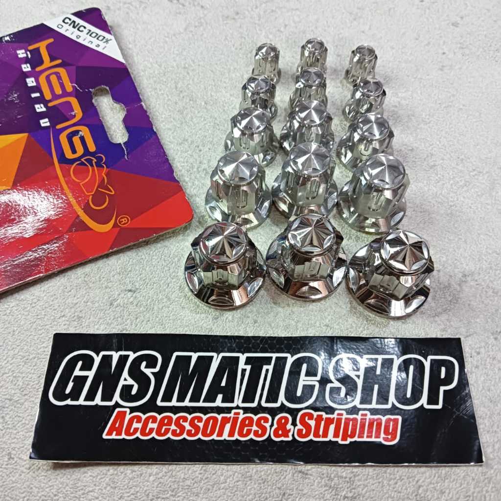 Jual MUR HENG H2 UKURAN 10 12 14 17 19 TOPI STAINLESS ORIGINAL HENG ...