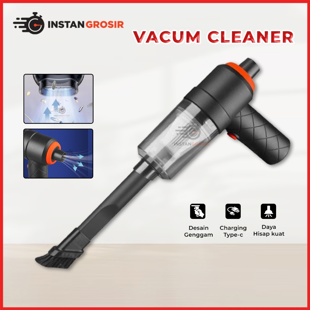 Jual vacum cleaner portable alat penyedot debu mobil vacuum vakum ...