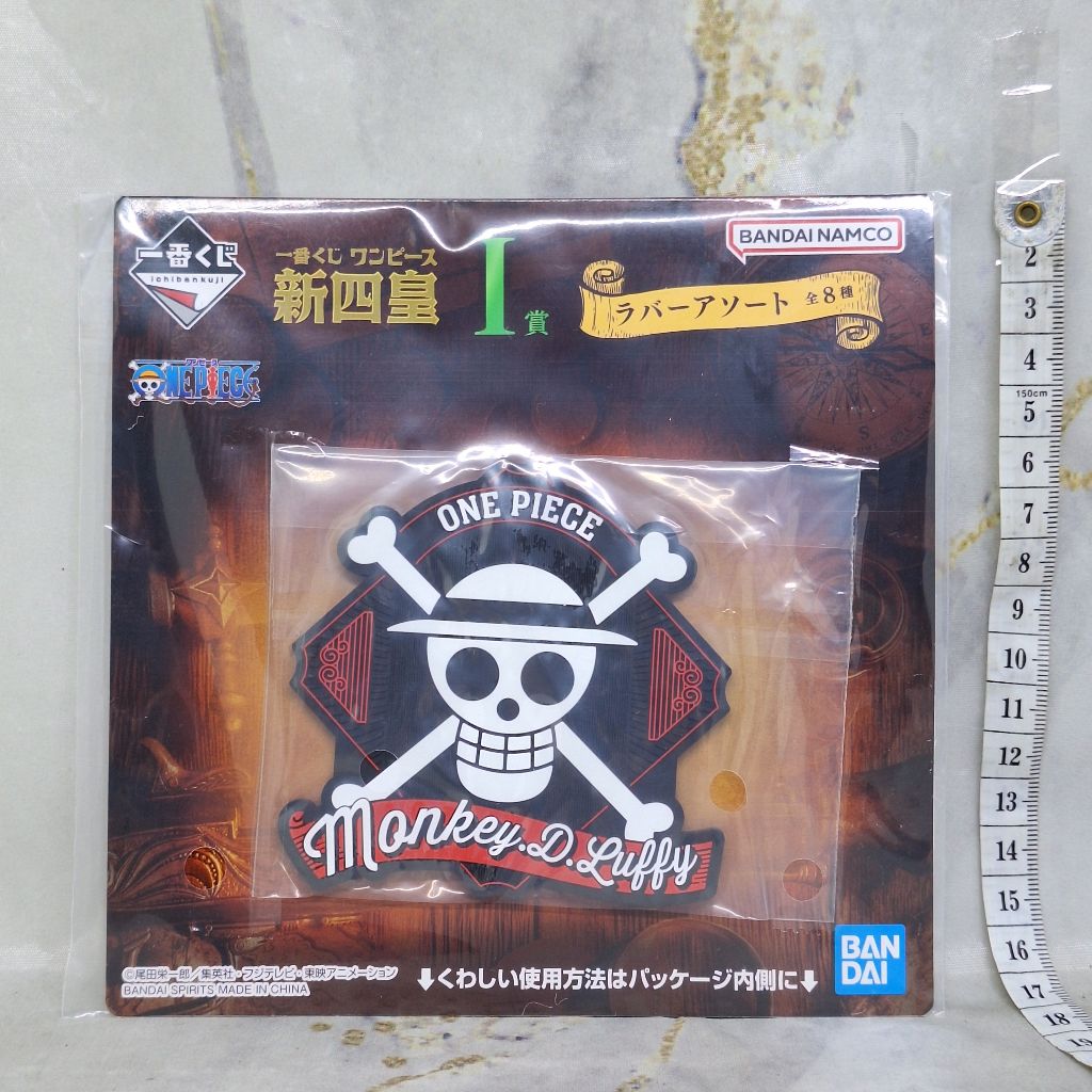 Jual One Piece Monkey D Luffy Logo Rubber Coaster Ichiban Kuji I Prize ...