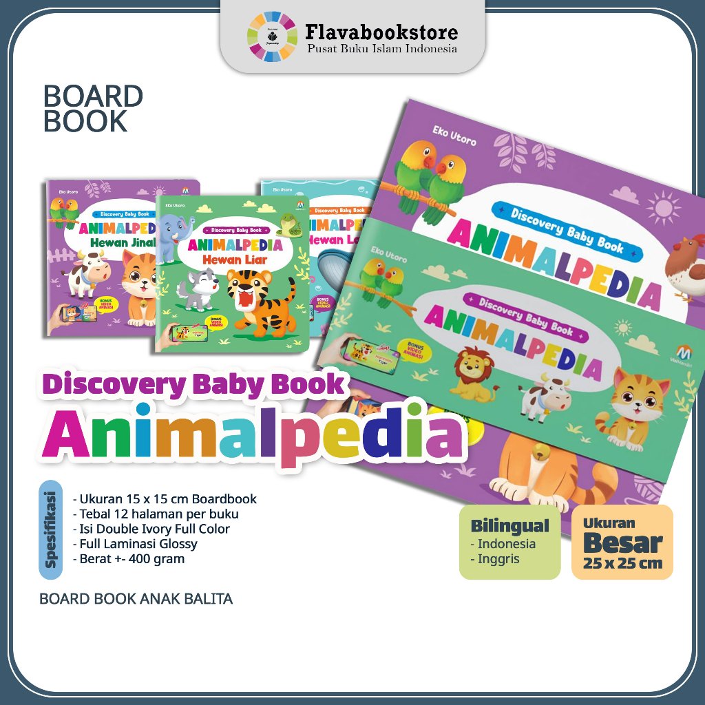 Jual Ziyadbooks - Discovery Baby Book Animalpedia - Buku Anak Mengenal ...