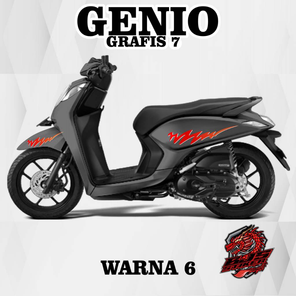 Jual Stiker Sticker Genio grafis 7 - Stiker Sticker Decal Honda Genio ...